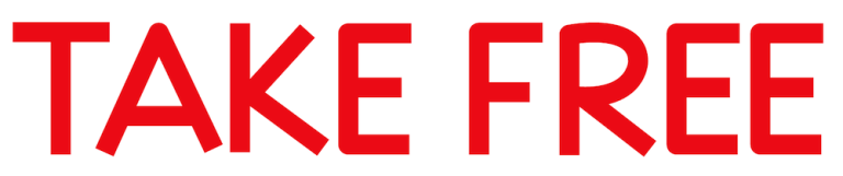 TAKE FREEテイクフリーPOP文字イラスト - 無料イラスト・フリー素材屋きんぎょ